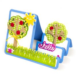 Rounded Corner Step-Up Card