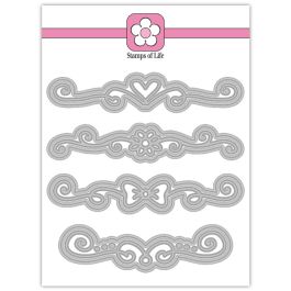 Flourish Borders Paper Craft Dies Designed by Stephanie Barnard at The ...