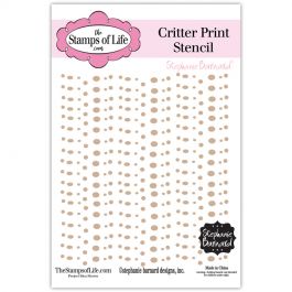 Critter Print Stencil