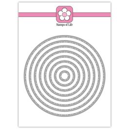 Stitch Dot Circles Nested Die Set
