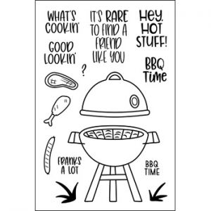 morebbq2stamp Clear Stamp Set