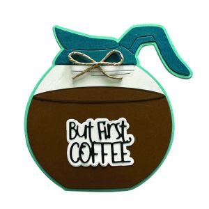 Drink Cup Shaped Card Fold-it Die Set