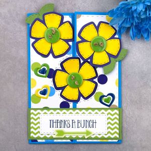 Gate Fold A2 Card Die