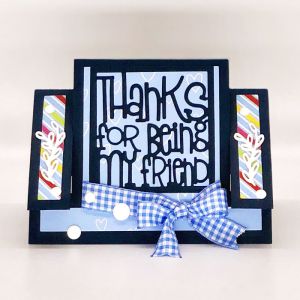 Rounded Center A2 Step-Up Card Die Set