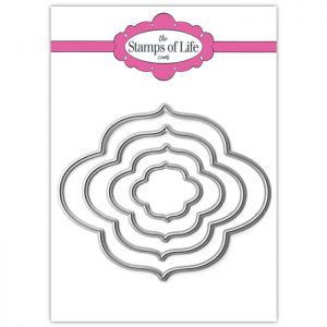 Pin Dot Fancy Frame Die Set