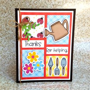 Swirl A2 Card Base Die Set