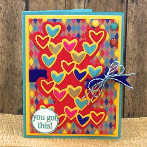 Heart Flip-it Interactive Card Die Set