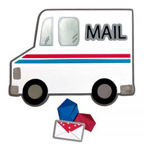 Postage Stamp Shaped Card Fold-it Die Set