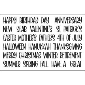 Forever Alphabet Clear Stamps