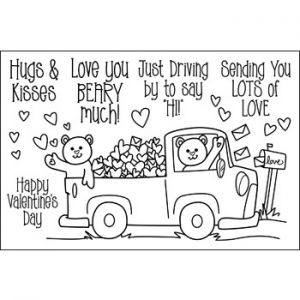 Little Peeps Bear Clear Stamp Set